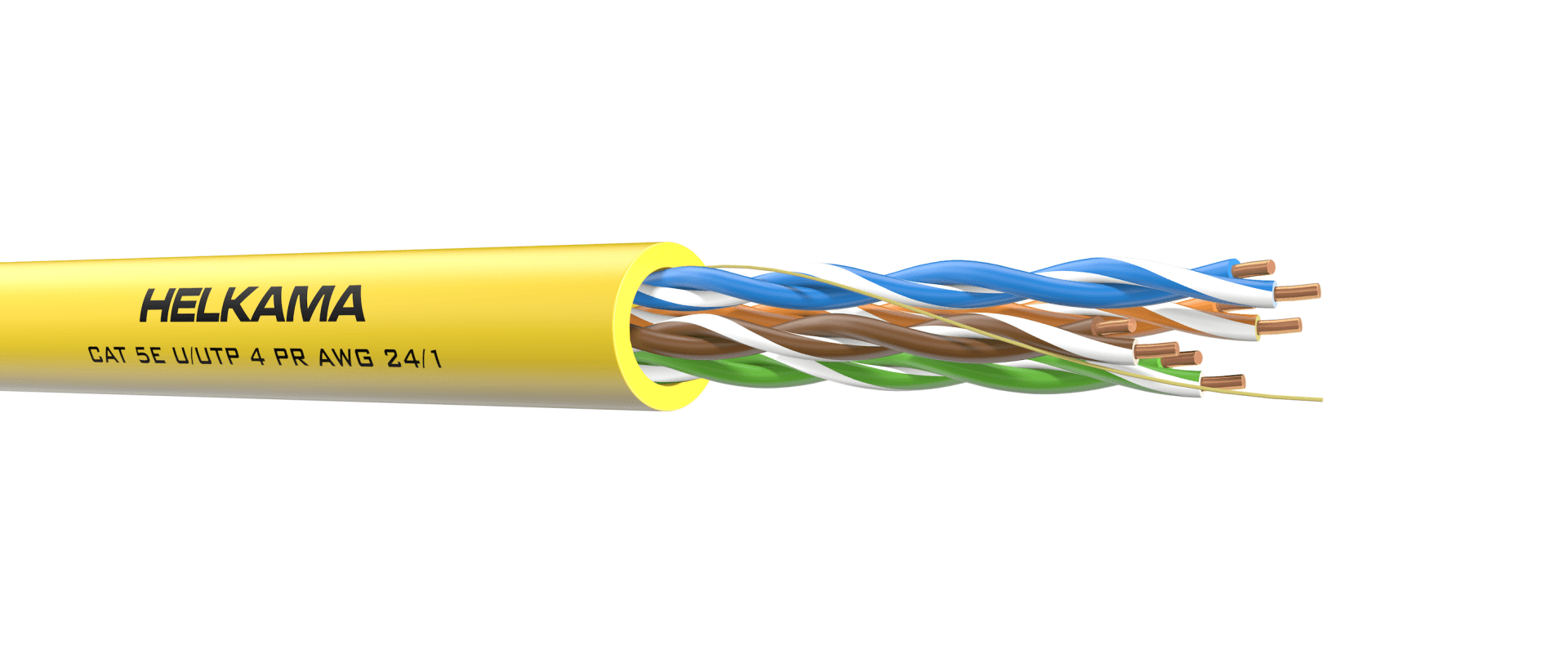 CAT 5E U/UTP 4 PR AWG 24/1 - Helmacab