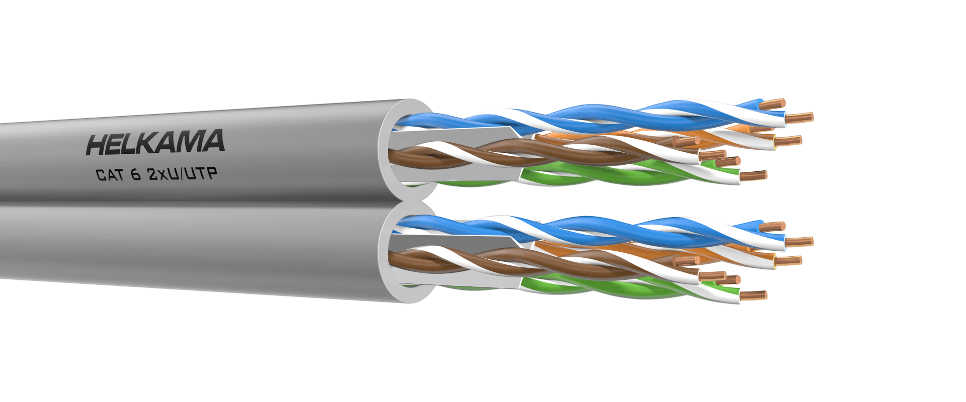 CAT 6 2xU/UTP 4 PR AWG 24/1 - Helmacab