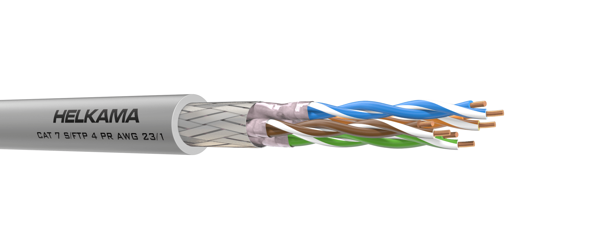 CAT 6 S/FTP 4 PR AWG 26/7 - Helmacab