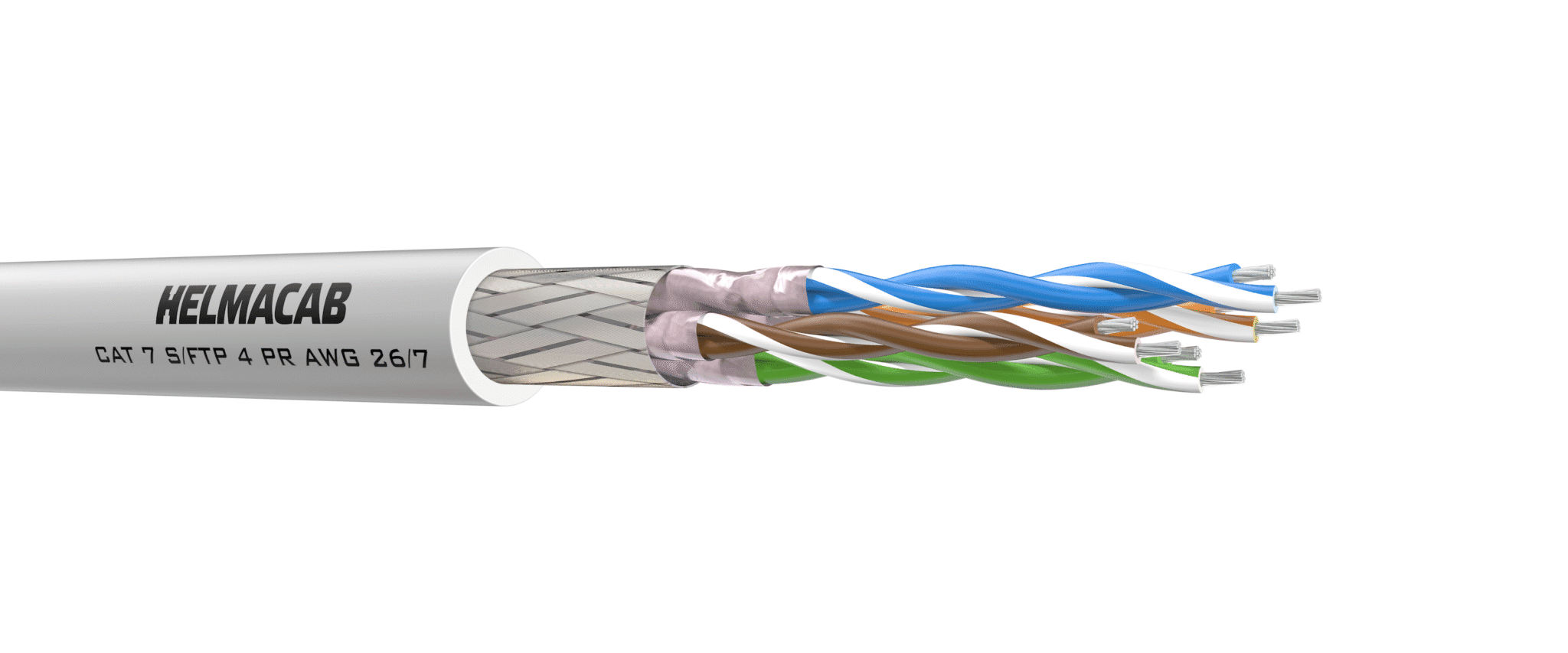 CAT 7 S/FTP 4 PR AWG 26/7 - Helmacab